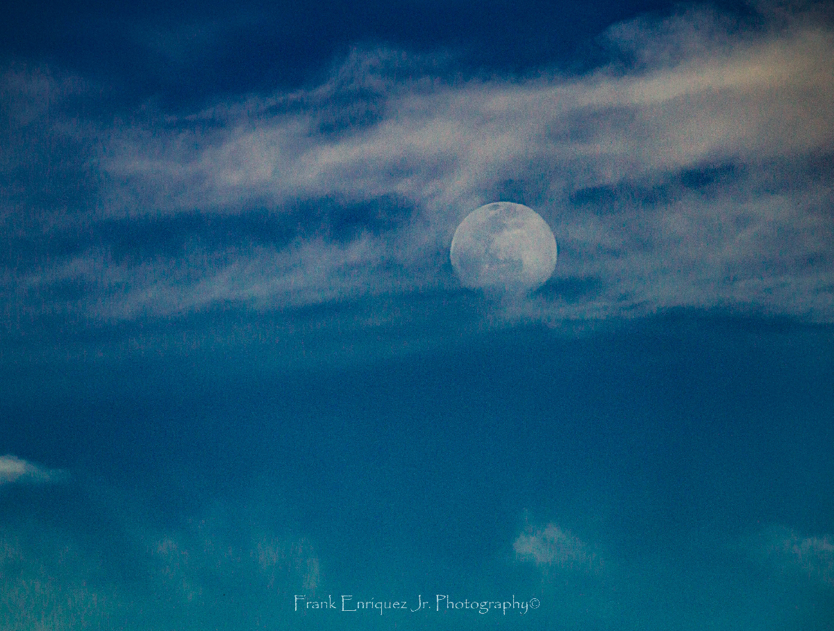 Moon Over Tucson Arizona