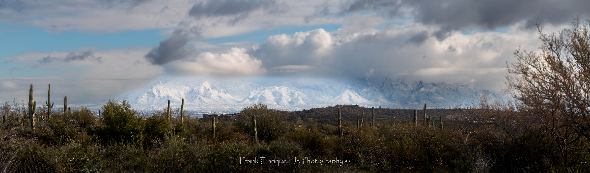 March 2023 Snow In The Sonoran Desert